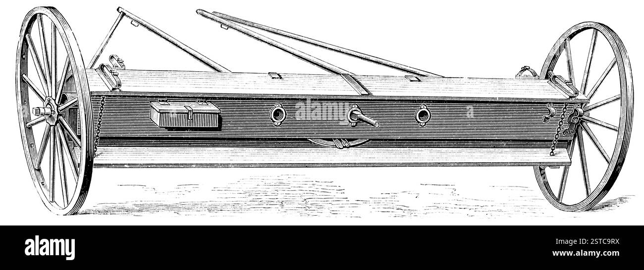 Old seed drill hi-res stock photography and images - Alamy