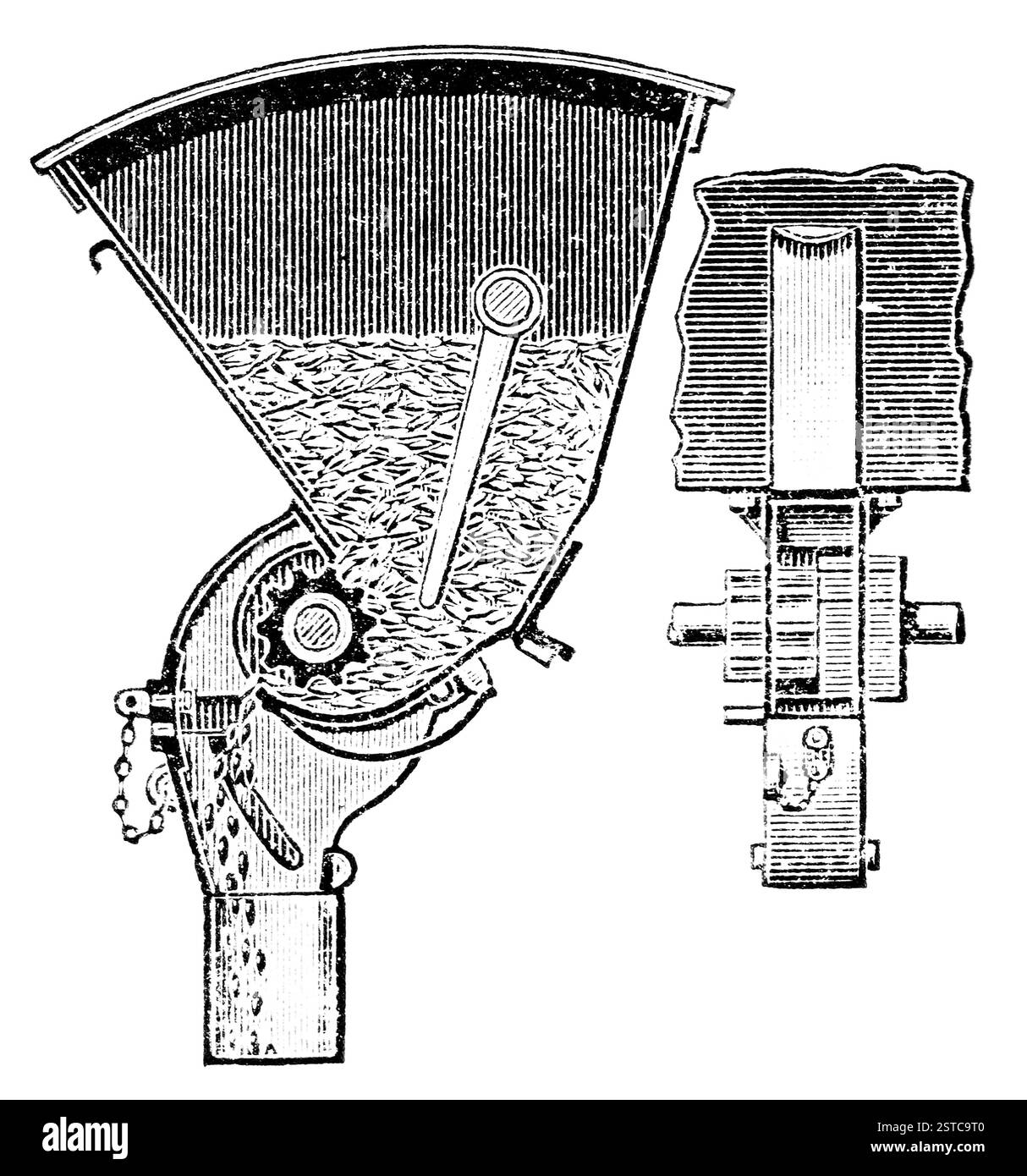 Seed drill illustration hi-res stock photography and images - Alamy