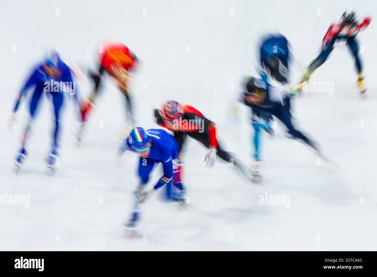 Milan, Italy. 17th Feb, 2025. (C) Thomas Nadalini of Italy seen in ...