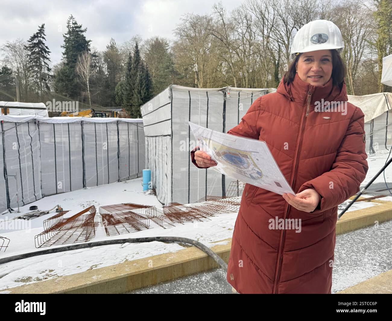 Rostock, Germany. 18th Feb, 2025. Antje Angeli, Director of Rostock Zoo ...