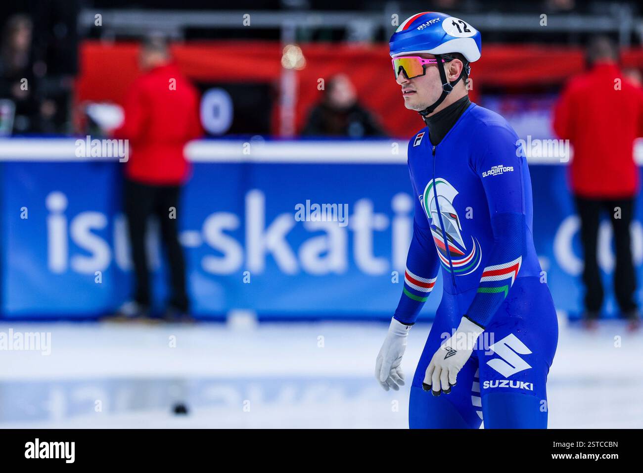 Milan, Italien. 16th Feb, 2025. Luca Spechenhauser of Italy seen in ...