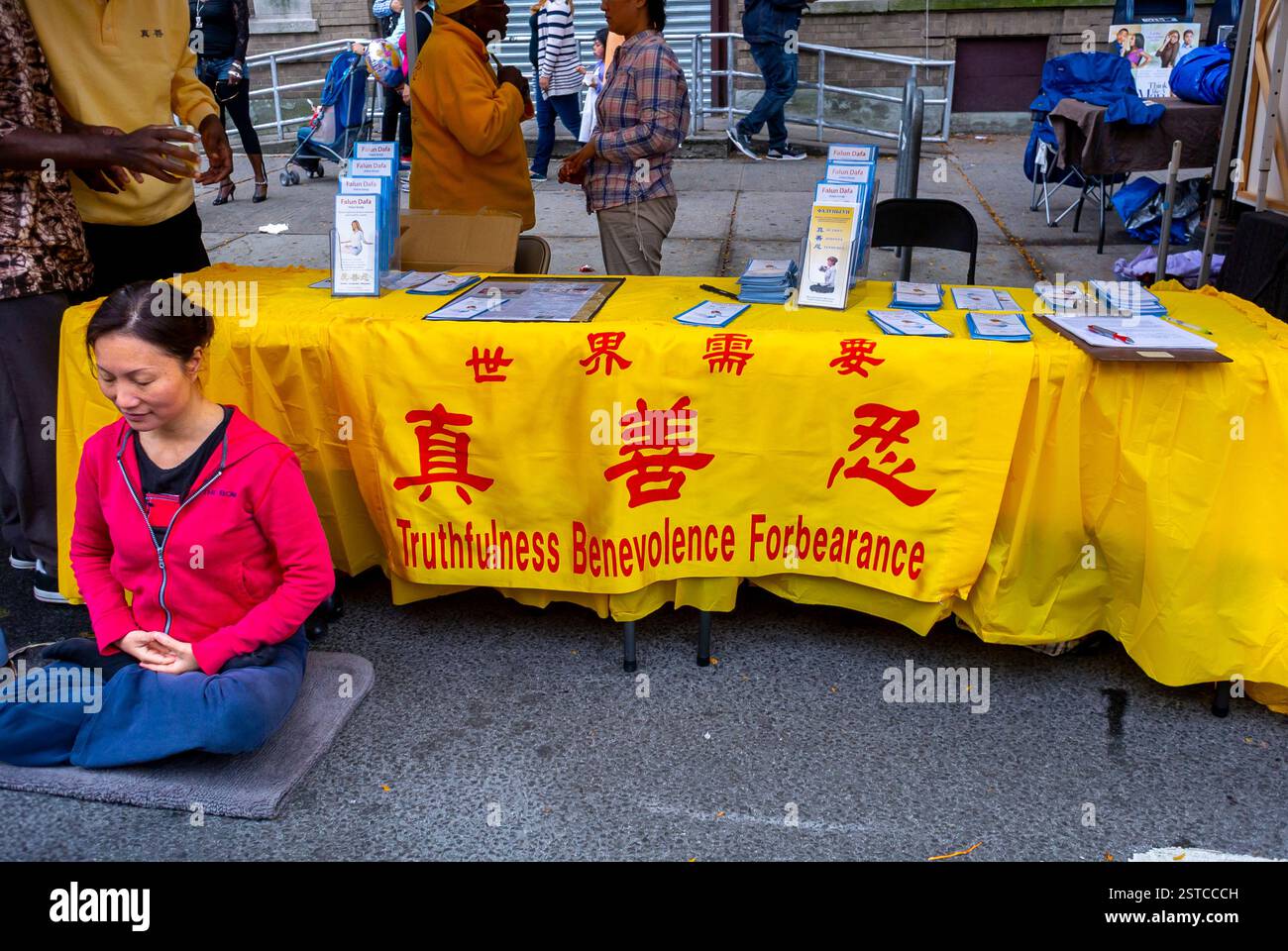 New York City, NY, USA, Community Street Festival, City Scene ...