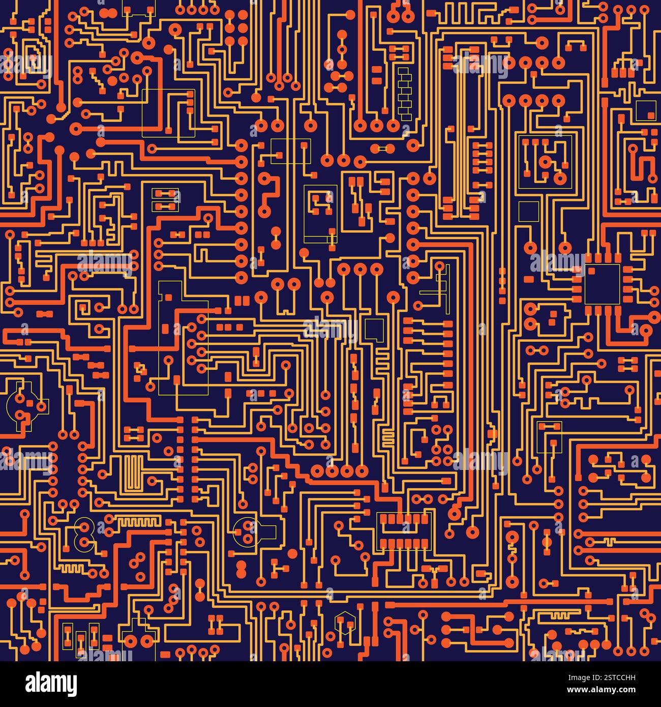 Seamless texture circuit board hi-res stock photography and images - Alamy