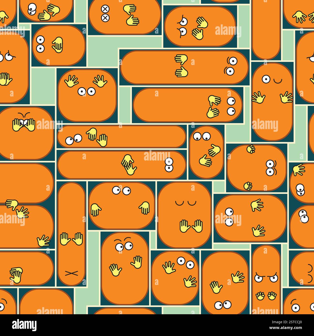 Seamless texture - housing in cramped apartments Stock Photo - Alamy