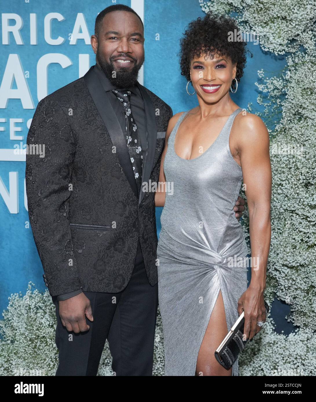Los Angeles, USA. 17th Feb, 2025. (L-R) Michael Jai White and Gillian ...