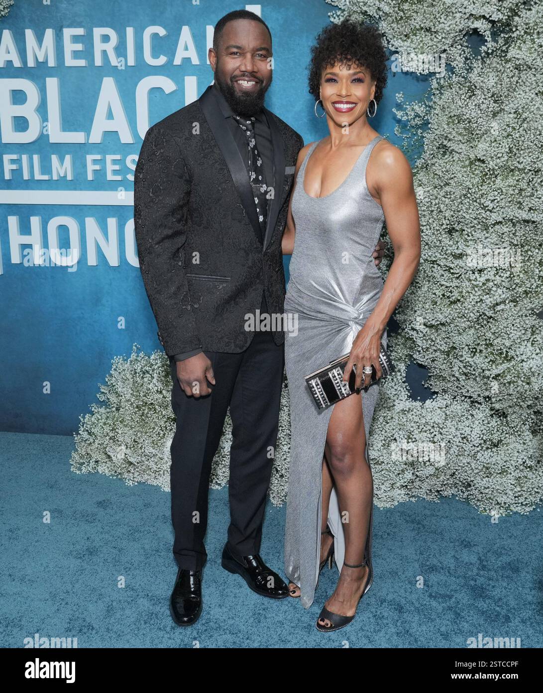 Los Angeles, USA. 17th Feb, 2025. (L-R) Michael Jai White and Gillian ...