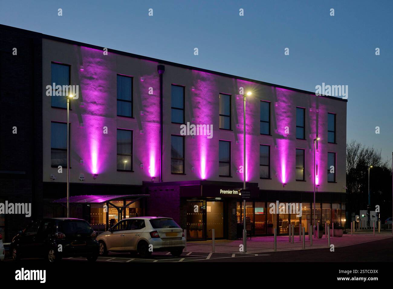 A new Premier Inn at Alnwick, North East England, UK Stock Photo - Alamy