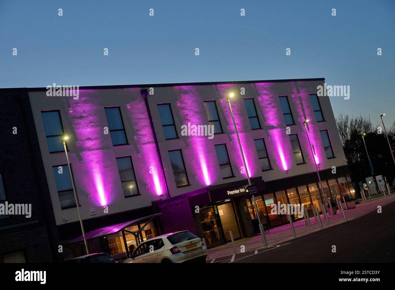 A new Premier Inn at Alnwick, North East England, UK Stock Photo - Alamy