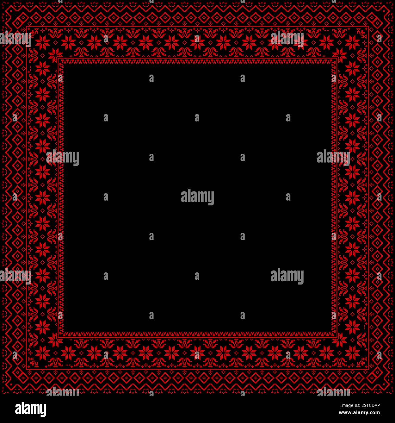 Red black abstract frame hi-res stock photography and images - Alamy