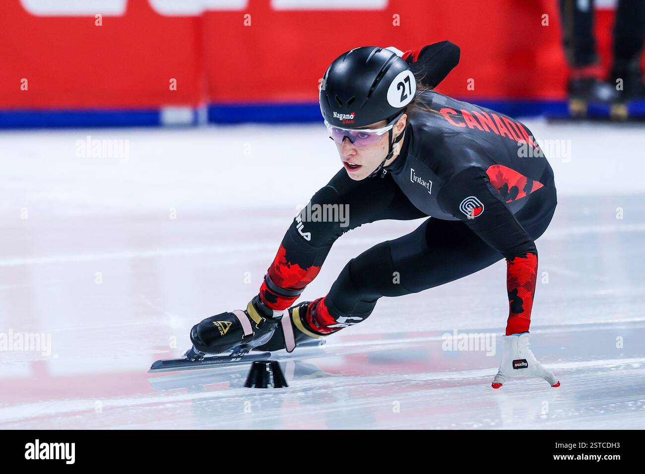 Milan, Italien. 16th Feb, 2025. Florence Brunelle of Canada seen in ...