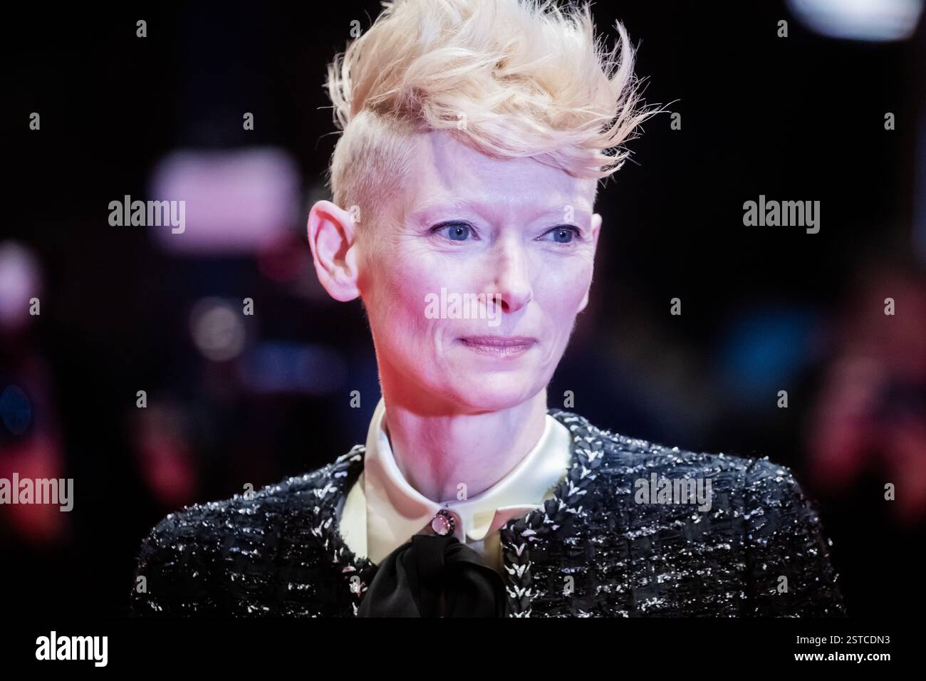 15 February 2025, Berlín: Actress Tilda Swinton at the Berlinale for ...