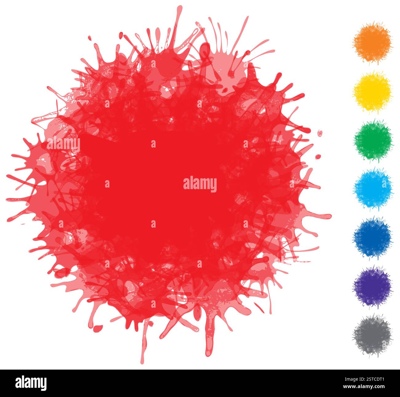 Set gray blue elements Cut Out Stock Images & Pictures - Alamy