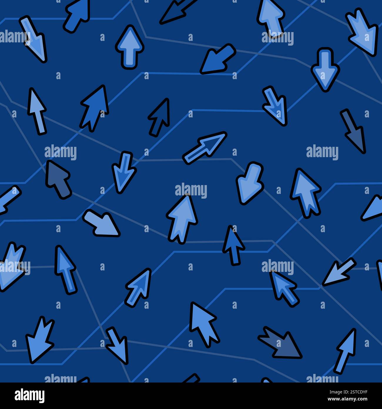 Business background - seamless arrows texture Stock Photo - Alamy