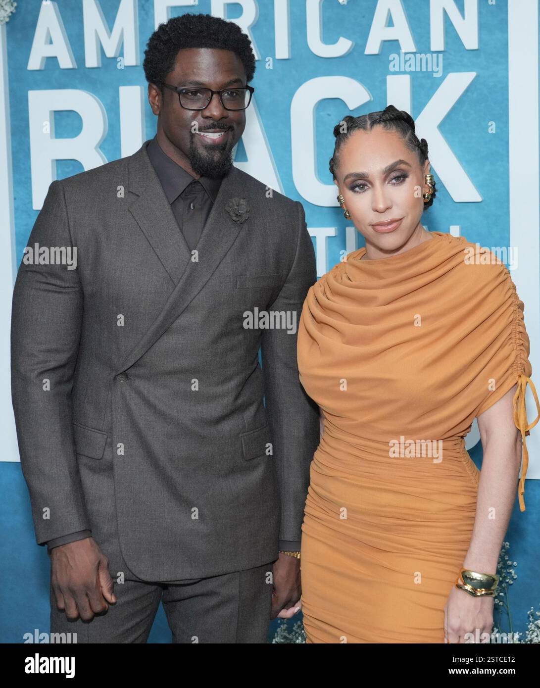 Los Angeles, USA. 17th Feb, 2025. (L-R) Lance Gross and Rebecca Gross ...