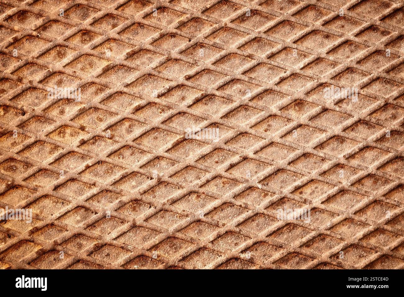Rusty metal deck background Stock Photo - Alamy