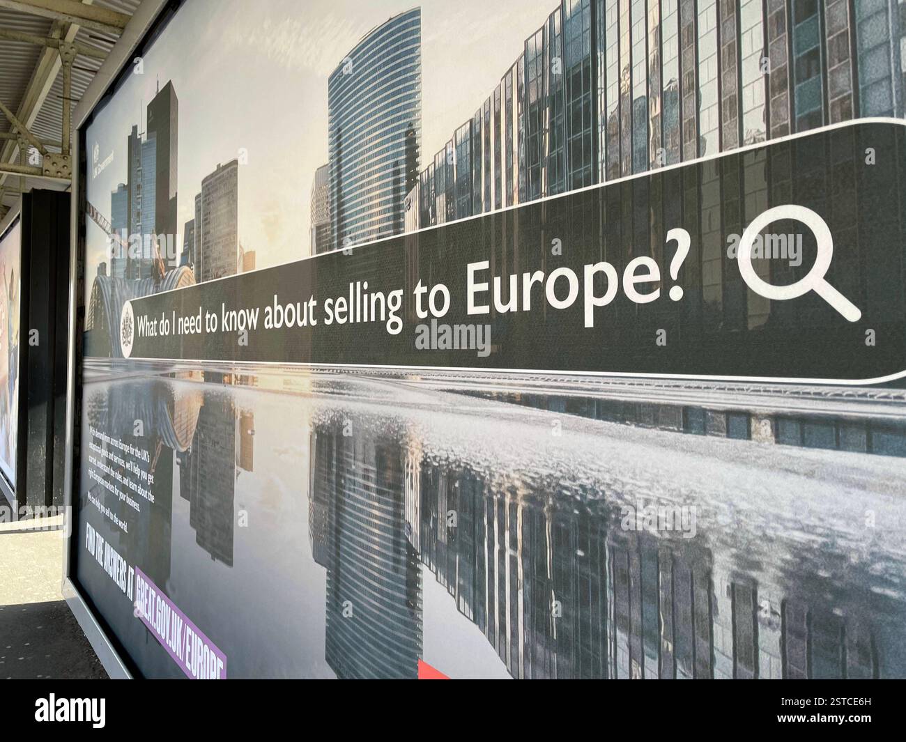 Woking England United Kingdom UK February 2025 Government Advertising ...