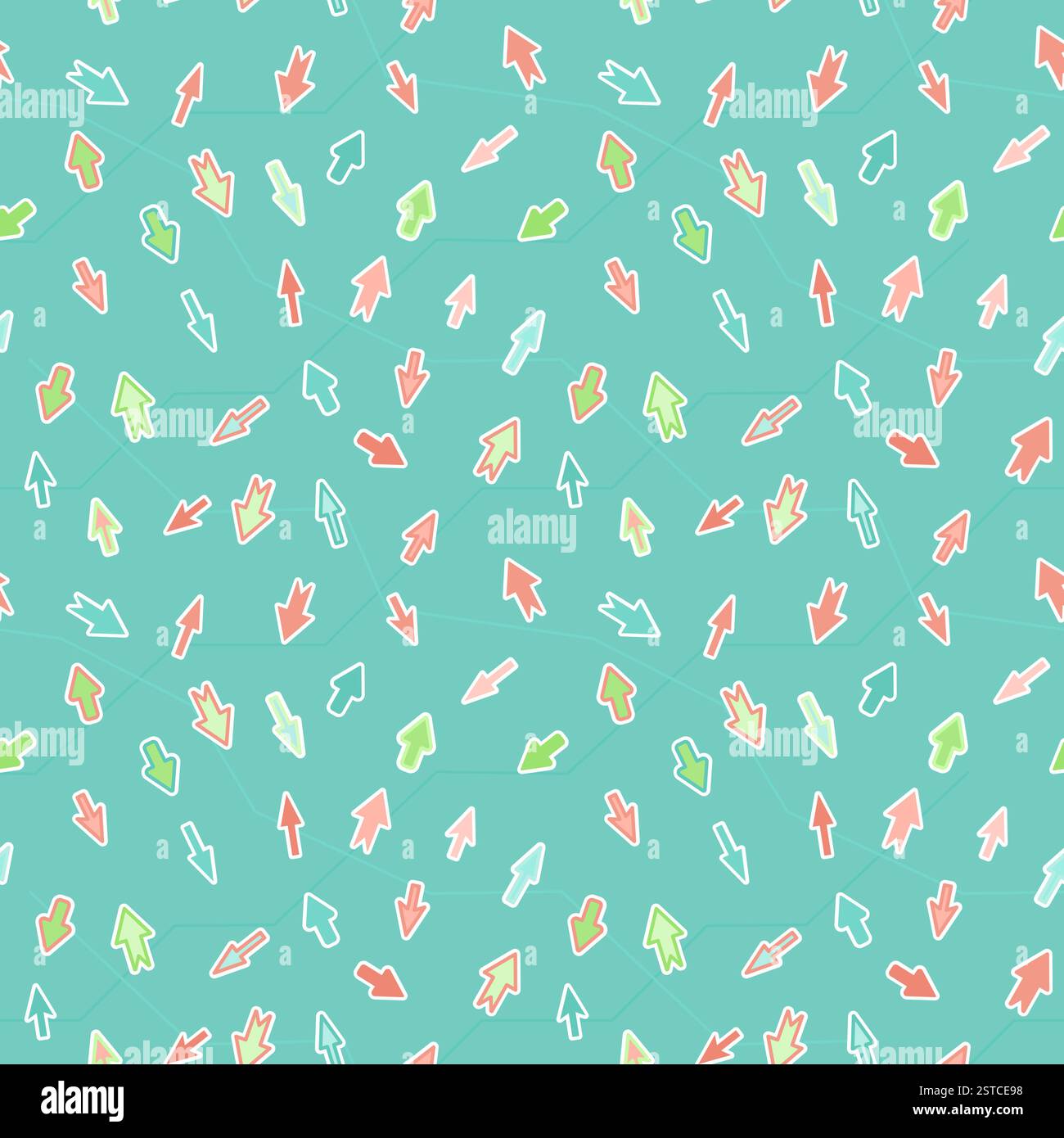 Arrows - seamless texture Stock Photo - Alamy