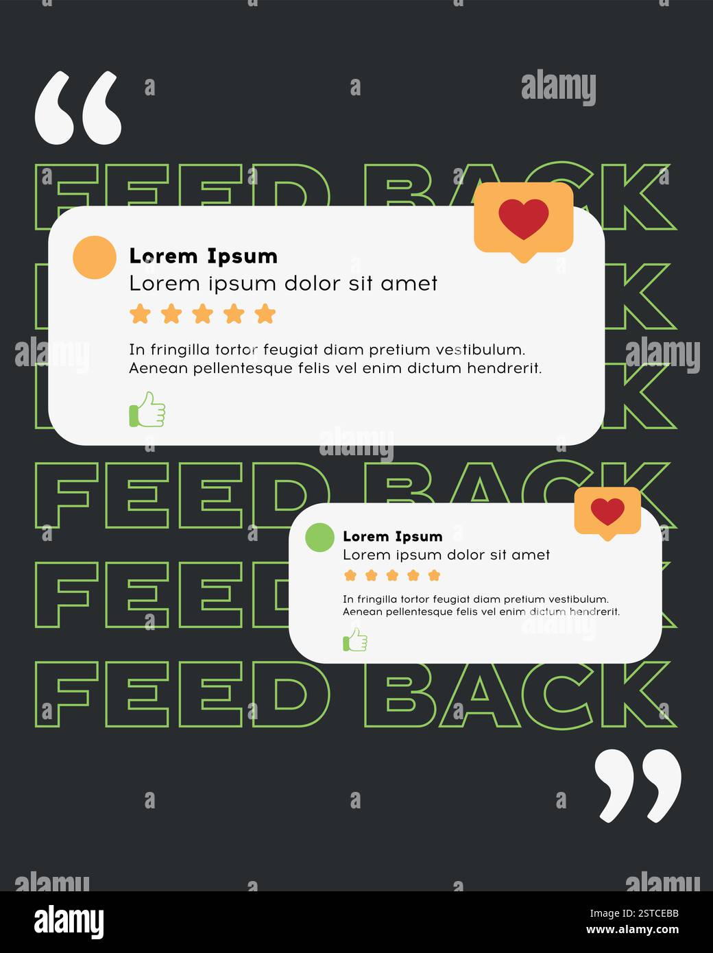 Two Separate Comment Boxes and Like Dislike Icons with Feedback Request Stock Vector Image & Art ...