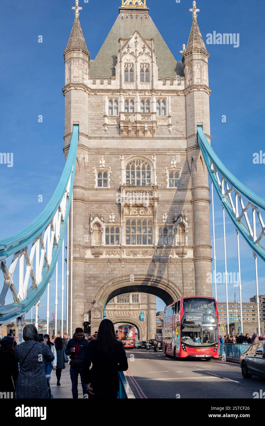 Shot along suspension bridge hi-res stock photography and images - Alamy