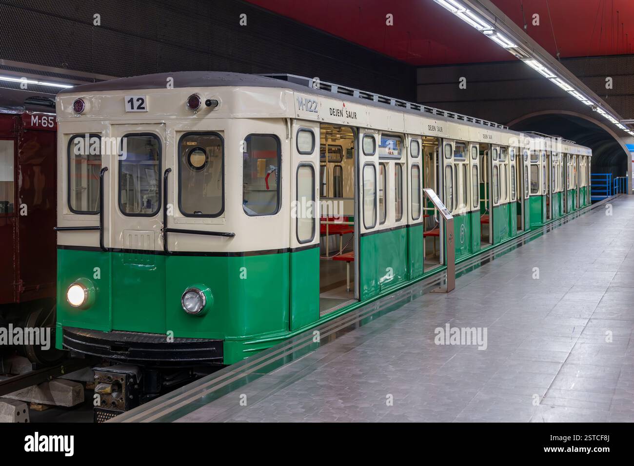 Madrid's wonderful Metro museum is located in the actual metro on two ...