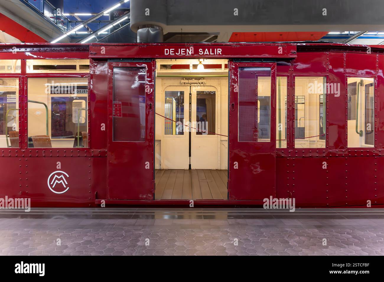 Madrid's wonderful Metro museum is located in the actual metro on two ...