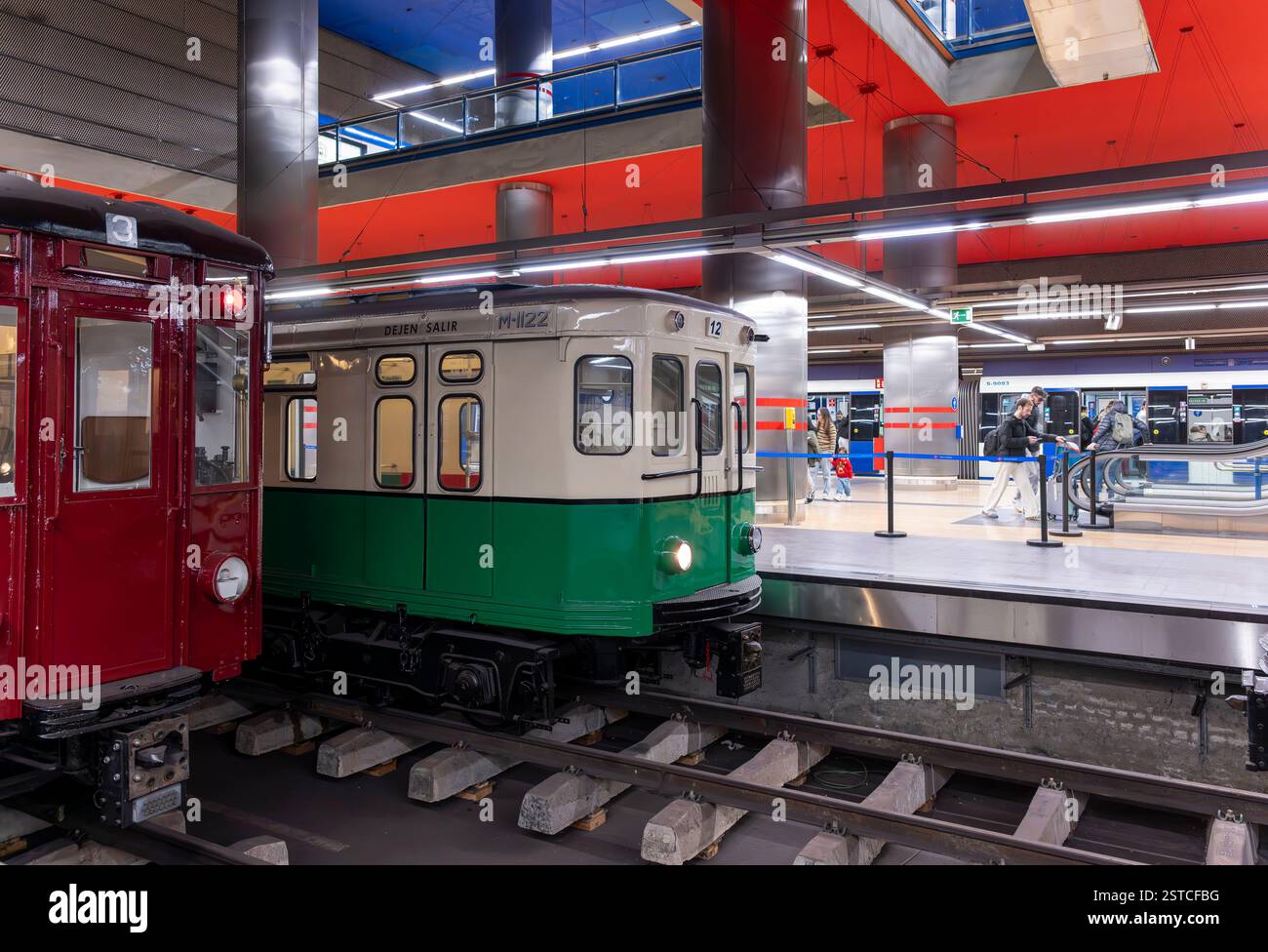 Madrid's wonderful Metro museum is located in the actual metro on two ...