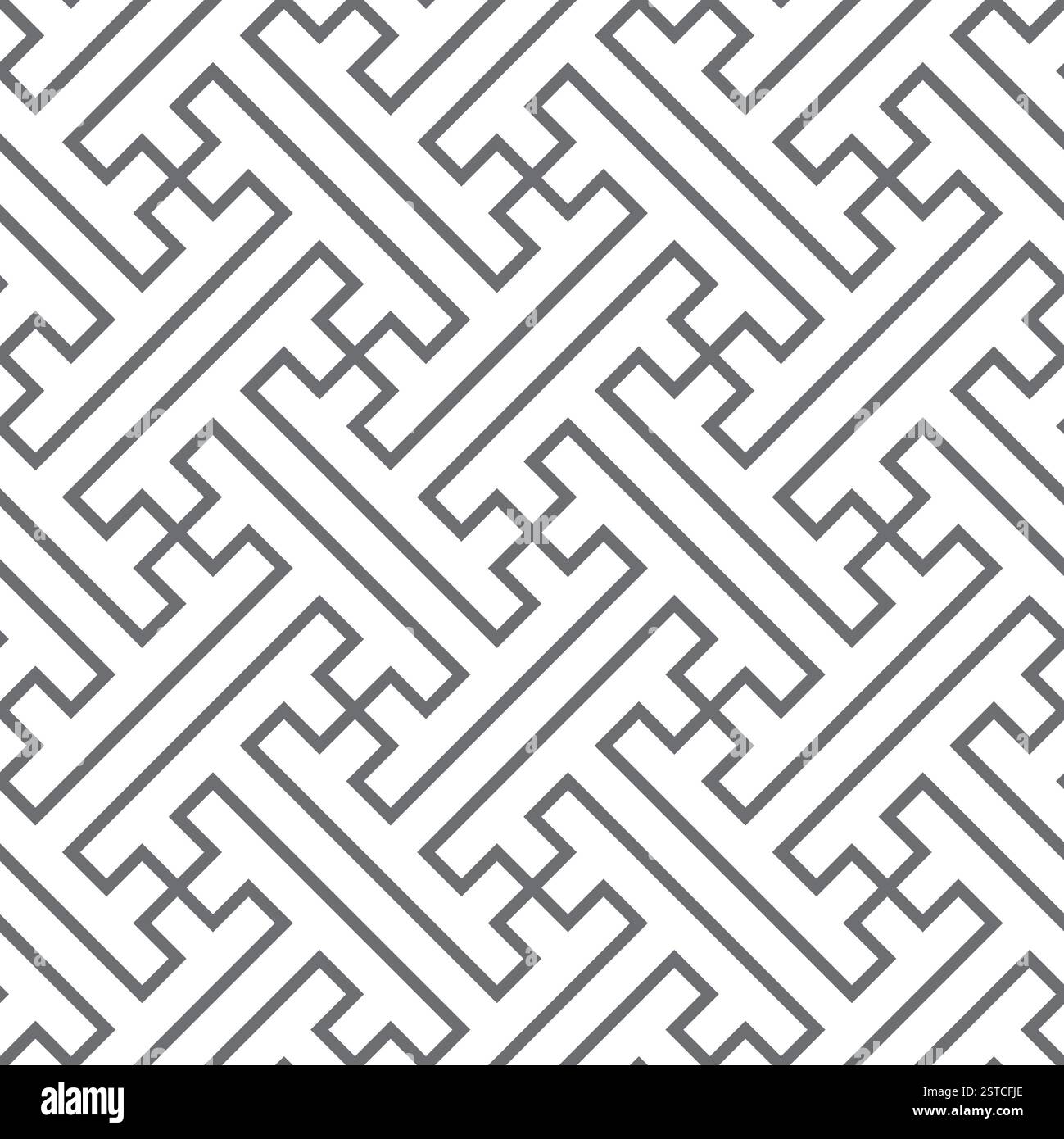 Decorative seamless pattern lines hi-res stock photography and images ...