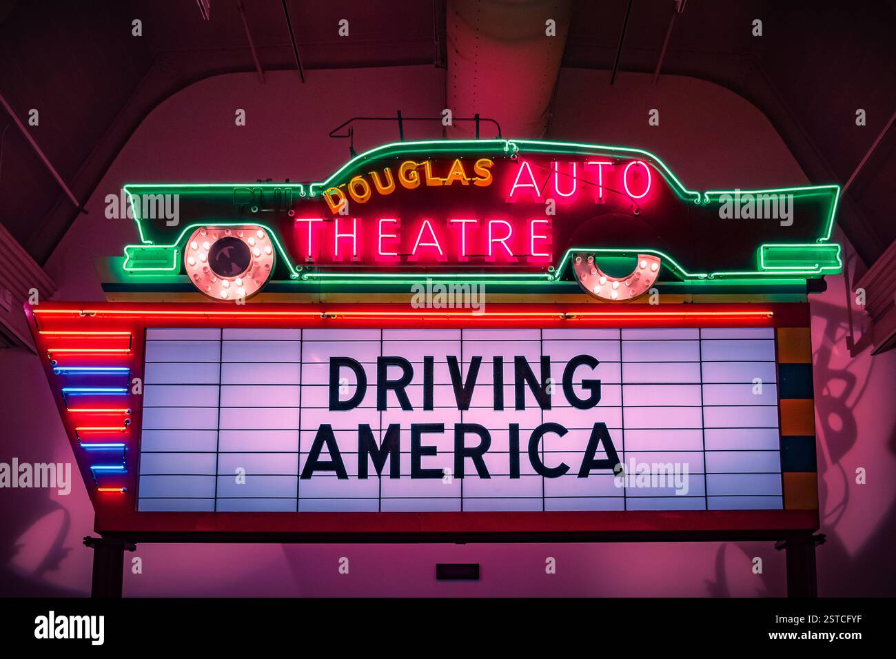 Vintage sign located at the Ford Museum in Detroit Michigan Stock Photo ...
