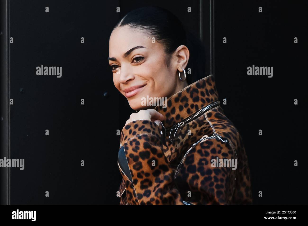 Milan, Italy. 15th Feb, 2025. Sanremo, Celebrity sightings during ...