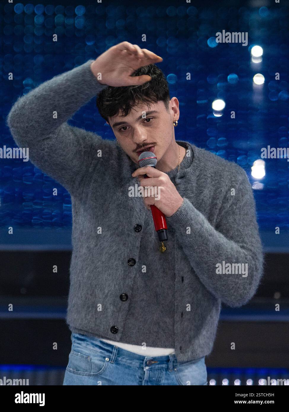 SANREMO, SANREMO, Italy, February 16, 2025, Olly during OLLY - Italian ...