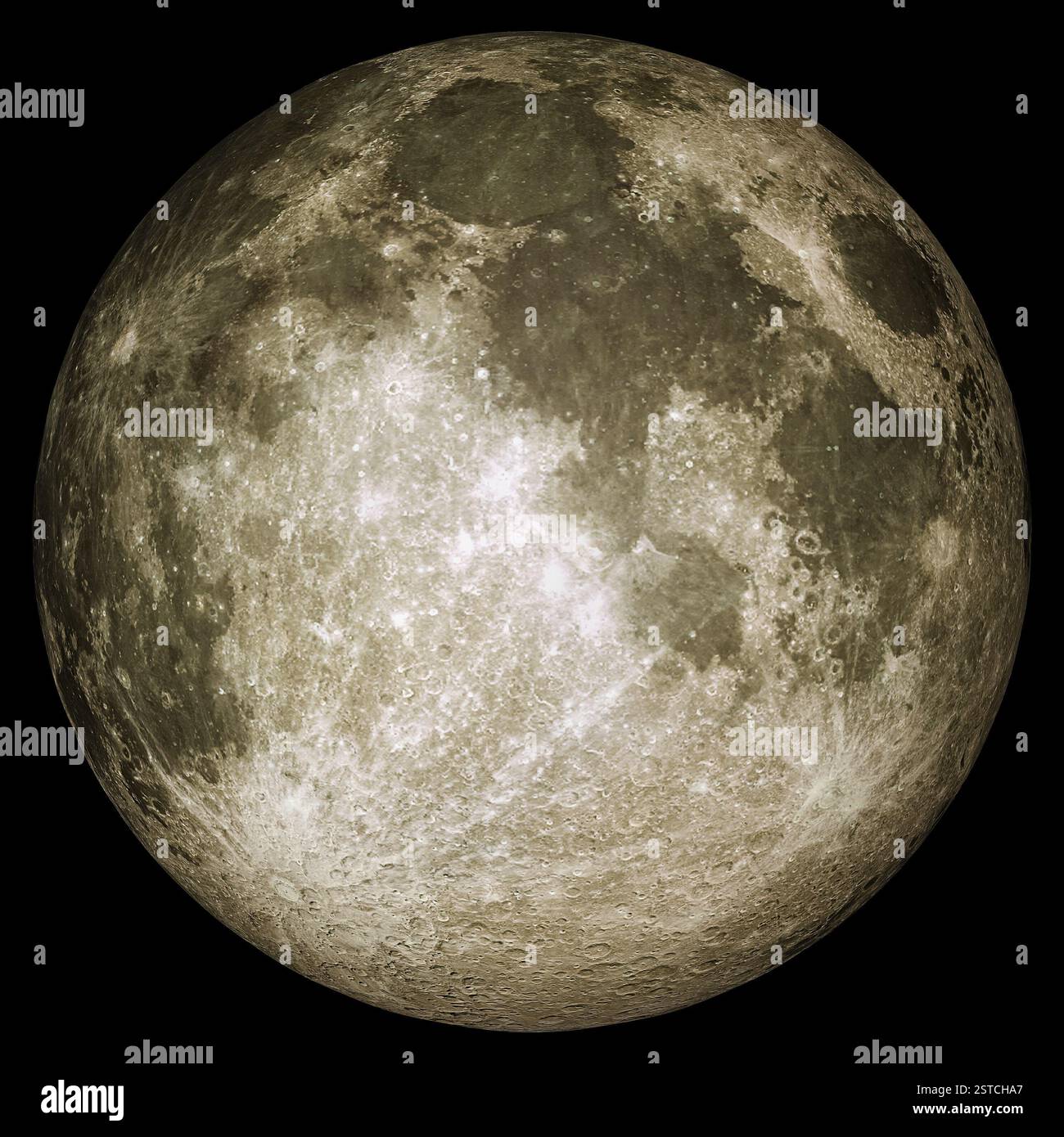 Full moon with surface details Stock Photo - Alamy