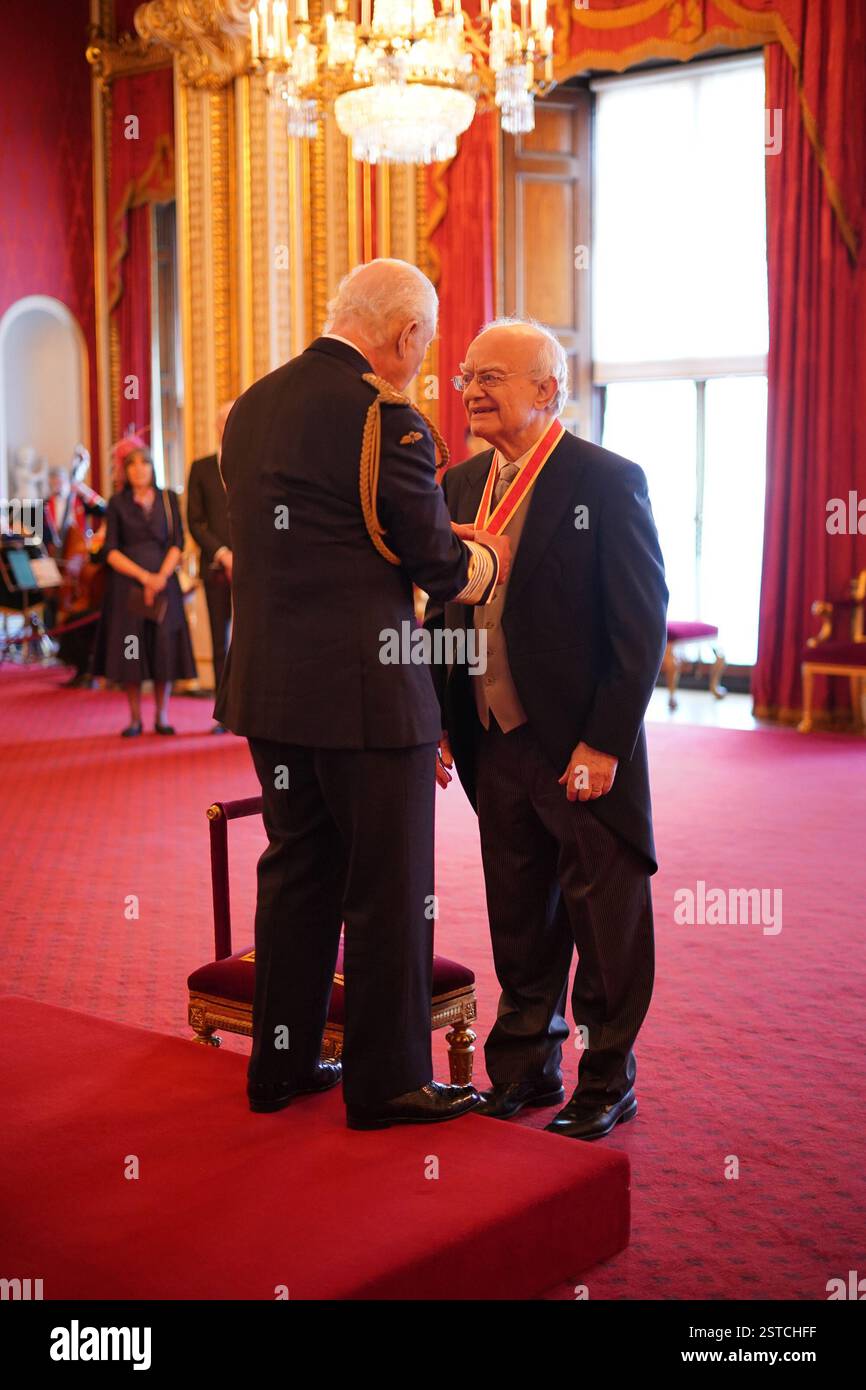 Sir John Rutter, Composer, is made a Knight Bachelor by King Charles ...