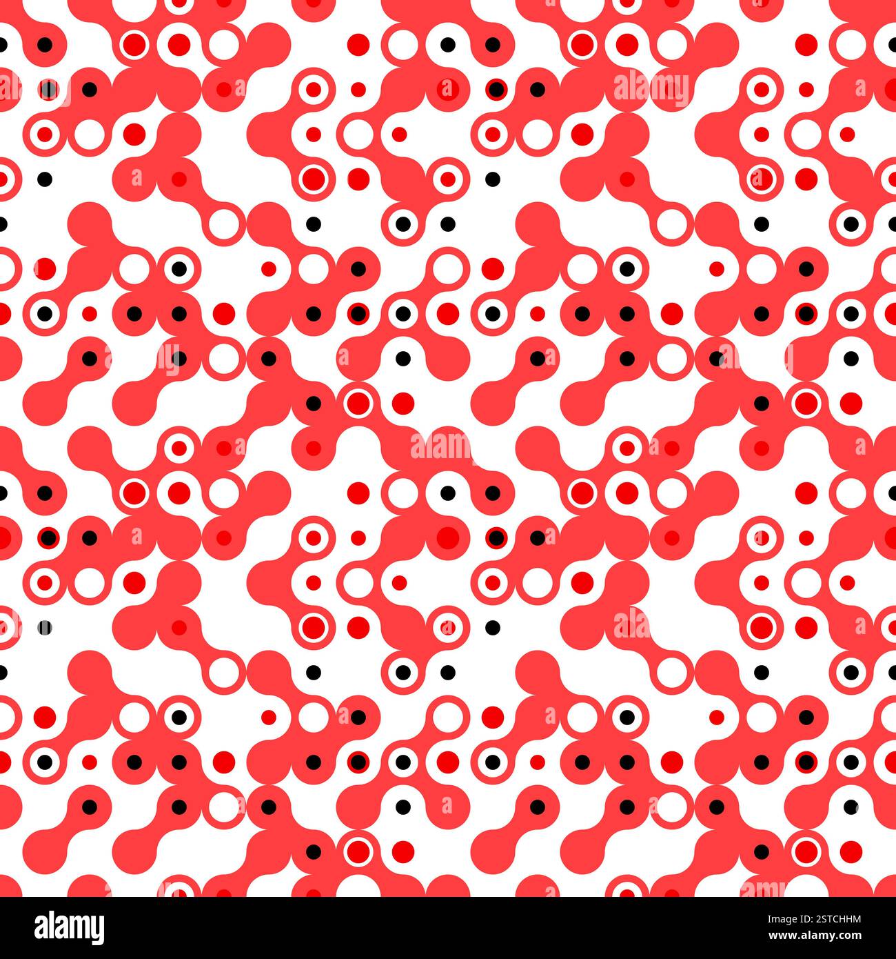 Simple seamless abstract red and white pattern Stock Photo - Alamy