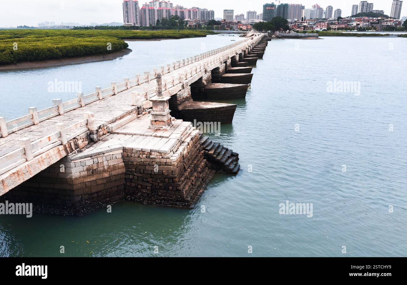 Luoyang Bridge Scenic Area, Quanzhou City, Fujian Province, China Stock ...