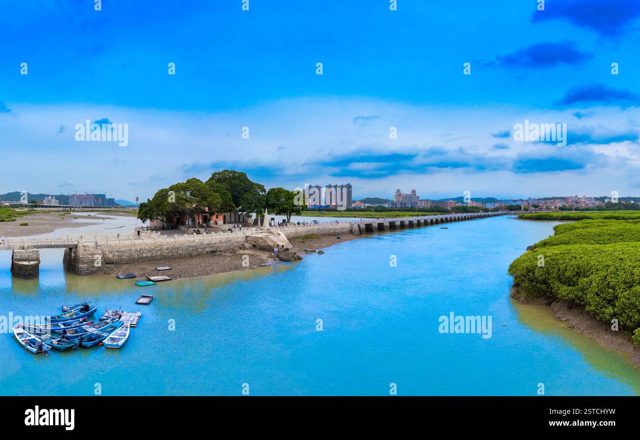 Luoyang Bridge Scenic Area, Quanzhou City, Fujian Province, China Stock ...