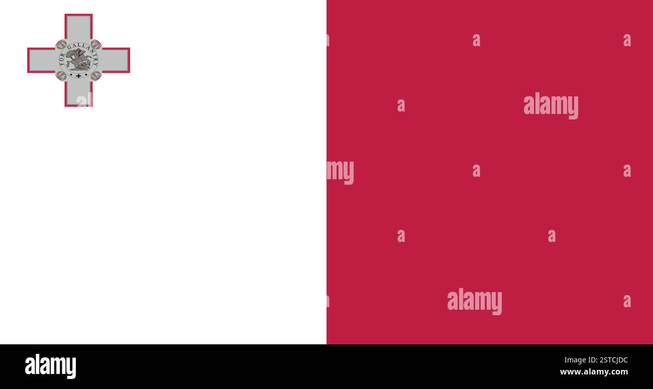 Illustration of national flag of malta. national flag of malta Stock ...