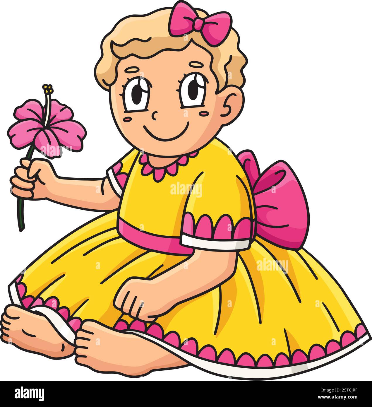 Baptism Baby in a White Garment Cartoon Clipart Stock Vector Image ...