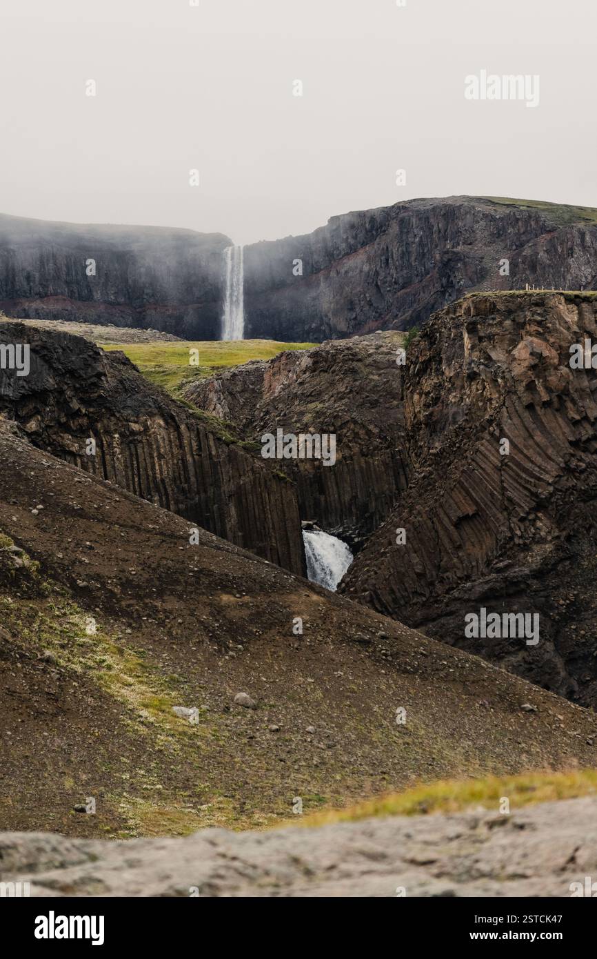 Waterfalls at Iceland Stock Photo - Alamy