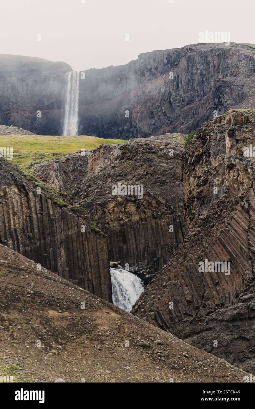 Waterfalls at Iceland Stock Photo - Alamy