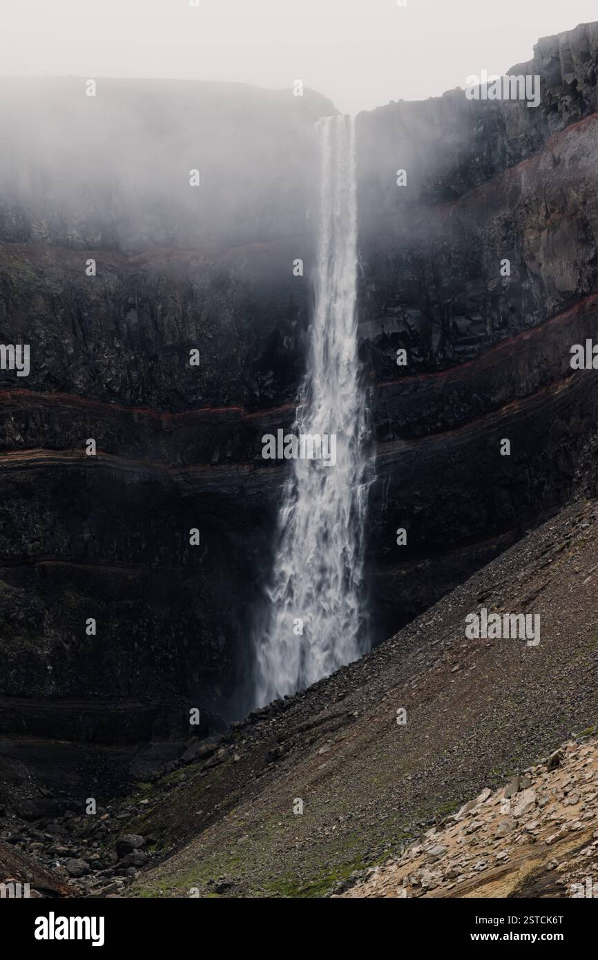 Waterfalls at Iceland Stock Photo - Alamy