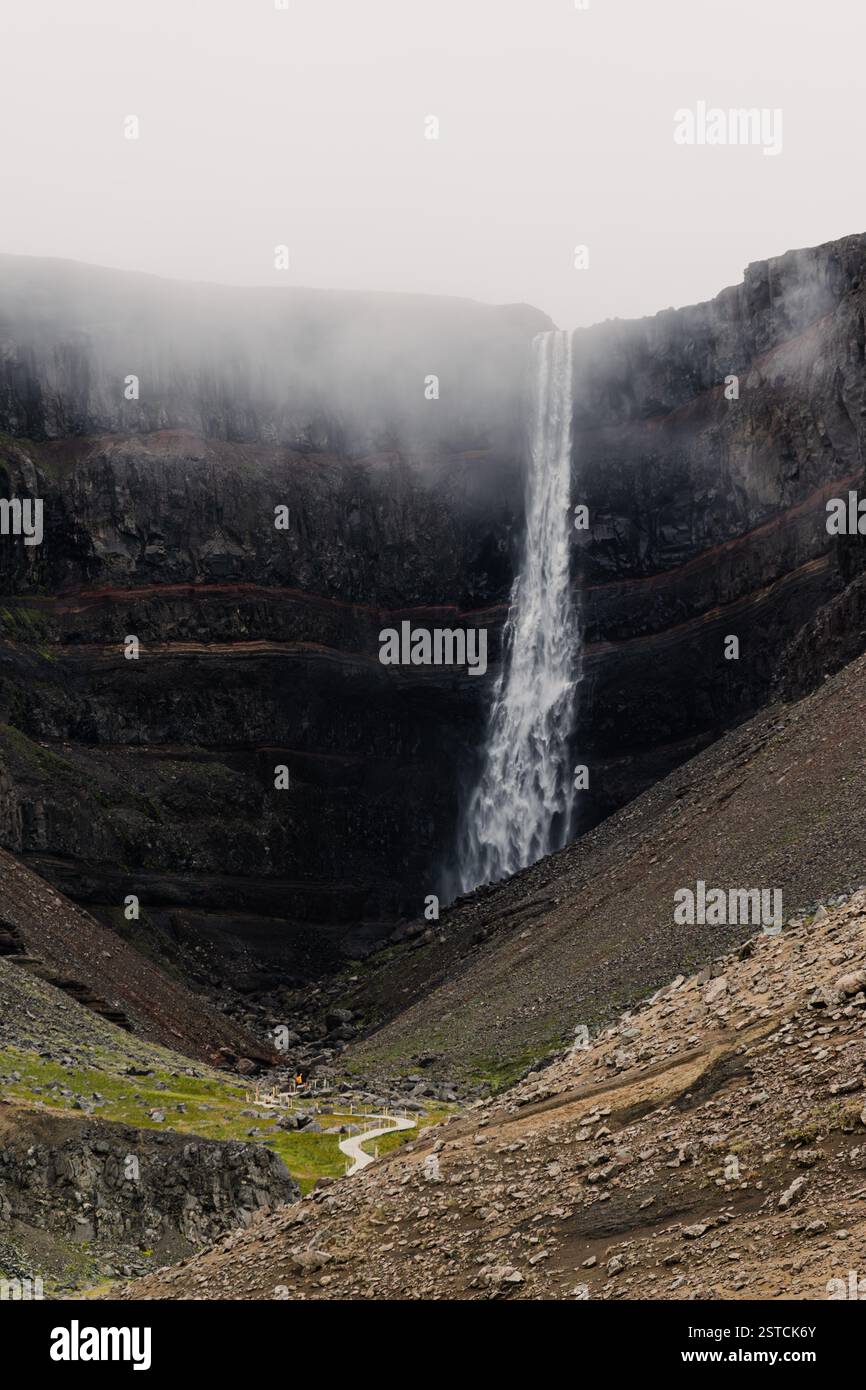 Waterfalls at Iceland Stock Photo - Alamy
