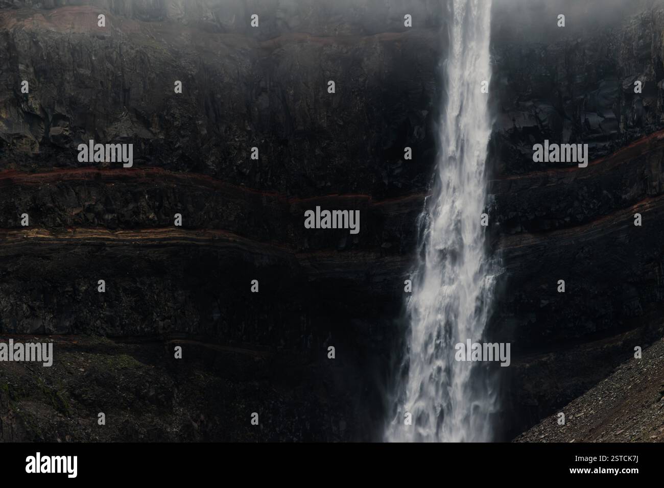 Waterfalls at Iceland Stock Photo - Alamy