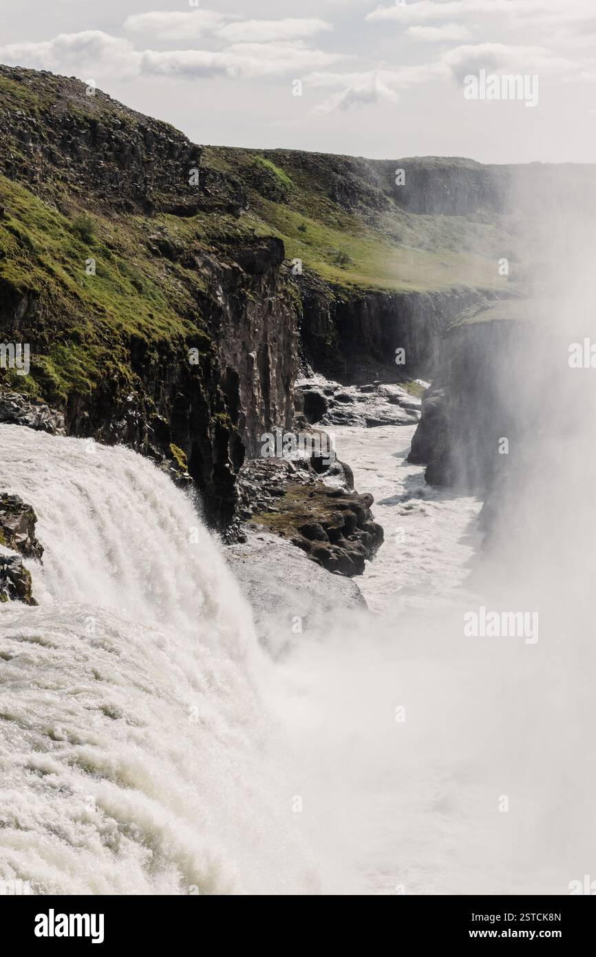 Waterfalls at Iceland Stock Photo - Alamy