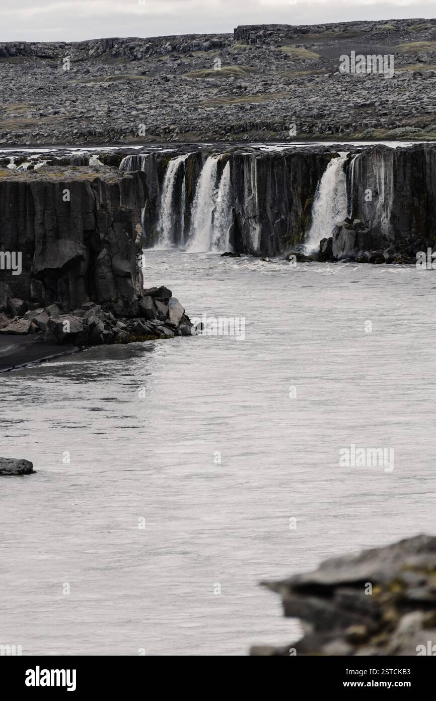 Waterfalls at Iceland Stock Photo - Alamy