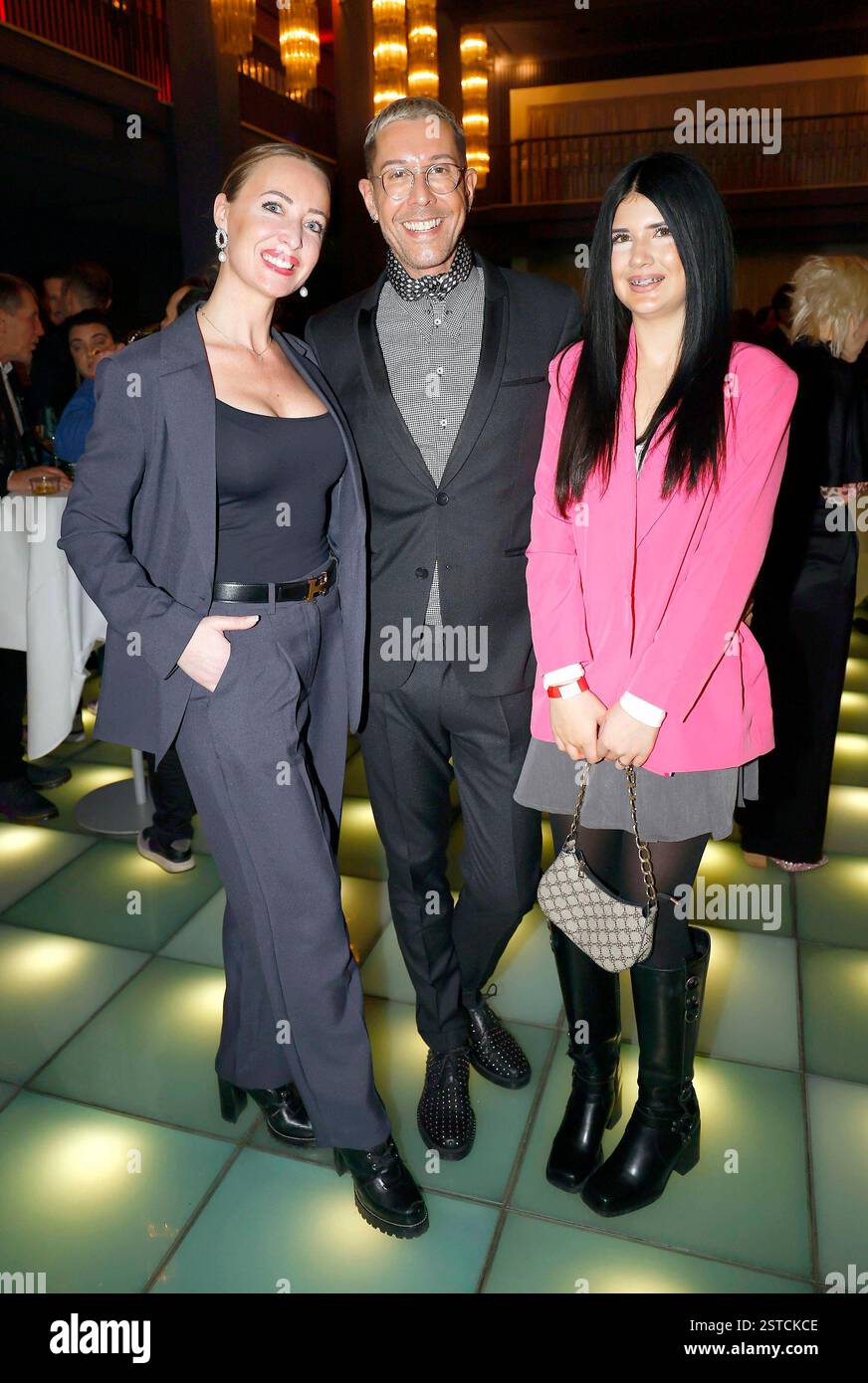 Lana Mueller, Karim Sattar, Liara Mueller beim Berlinale-Empfang BFFS ...