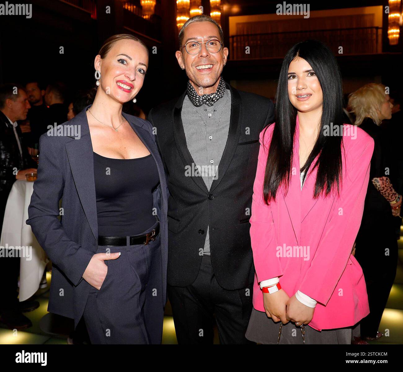 Lana Mueller, Karim Sattar, Liara Mueller beim Berlinale-Empfang BFFS ...