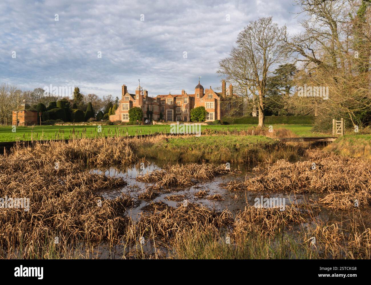 Kentwell Hall, a 16th century moated country house Long Melford Suffolk ...