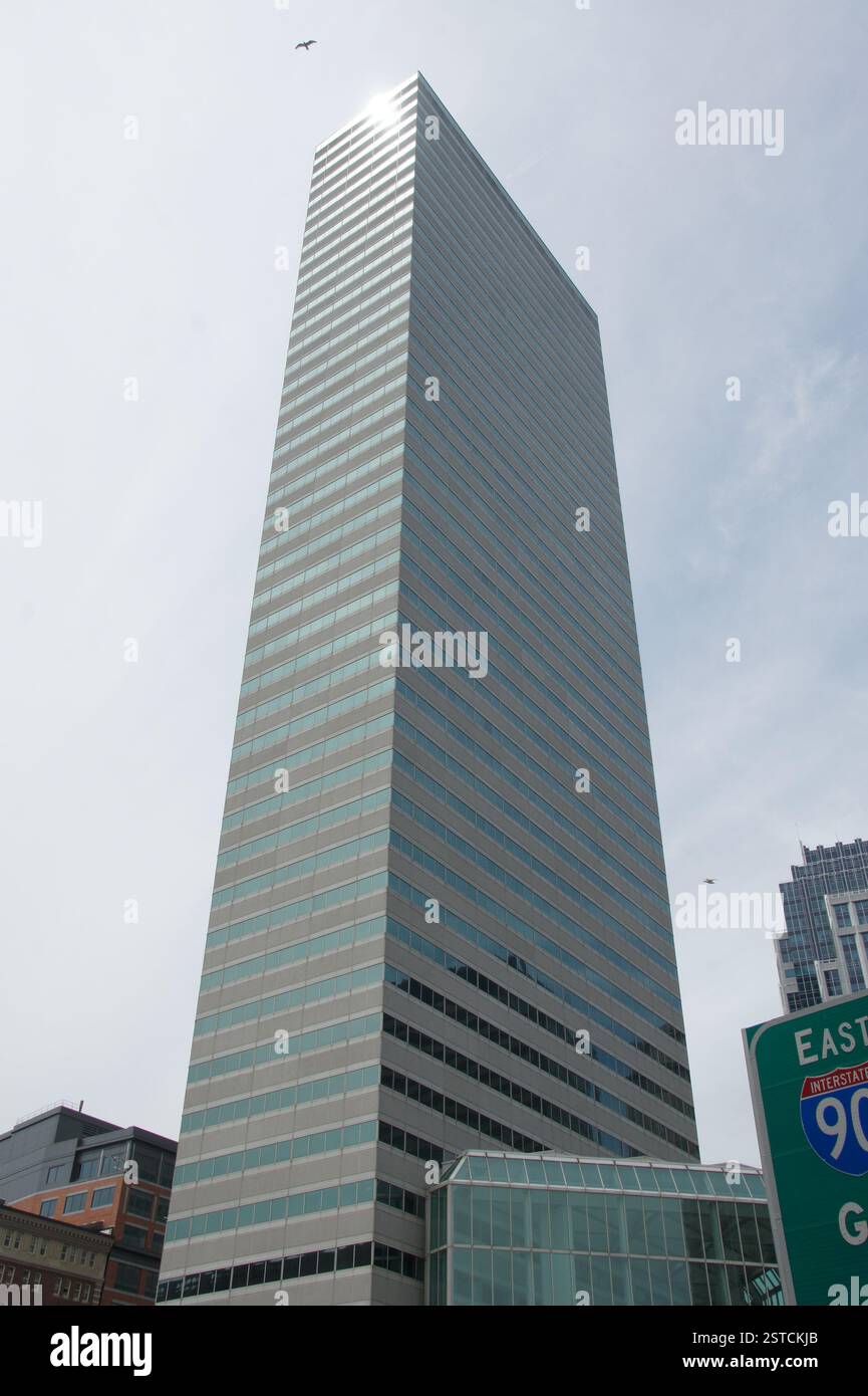 Boston is a city of skyscrapers. Their glass facades reflect the ...
