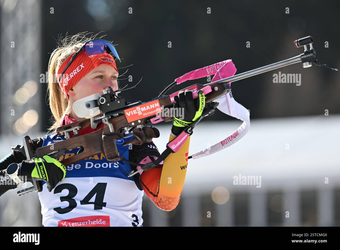 Lenzerheide, Switzerland. 18th Feb, 2025. Biathlon: World Championships ...