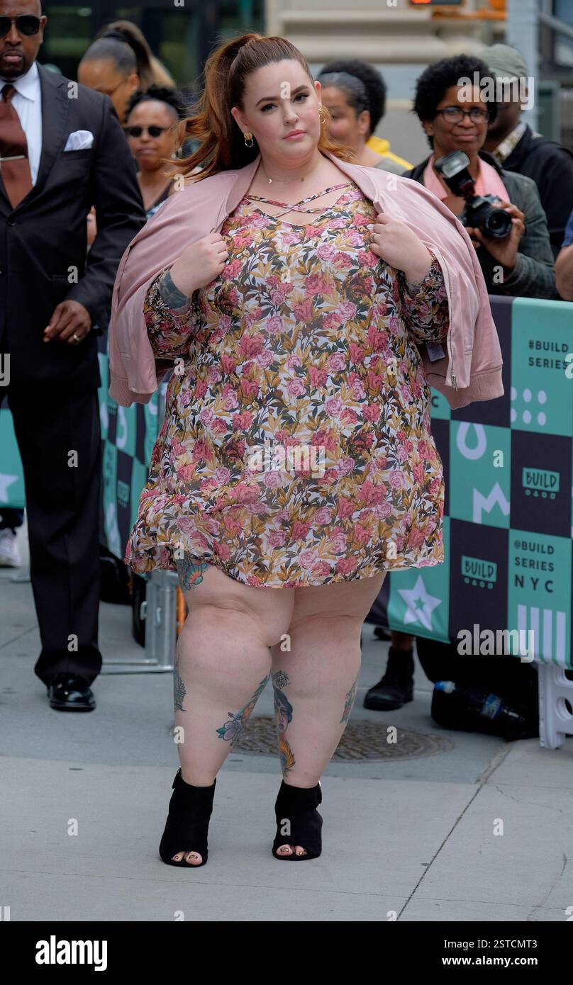 Tess Holliday made an appearance at Build Series on September 20 2017 ...
